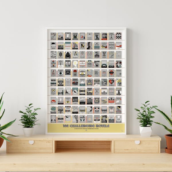 100 Challenging Novels Scratch-Off Chart – Pop Chart